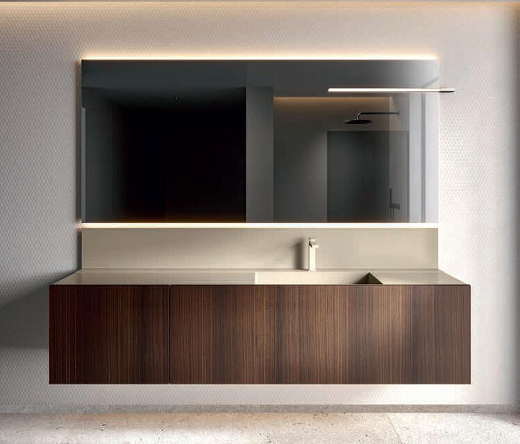 HEXIS: collezione mobili da bagno di design | Edoné