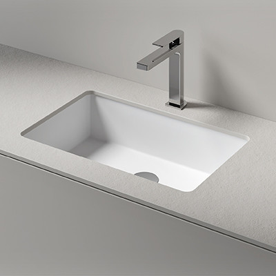 Riga 60: lavabo incasso sottopiano di design | Edoné
