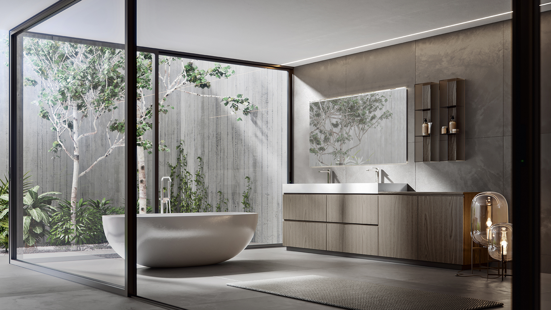 GIUNONE: modern designer bathroom furniture collection | Edoné