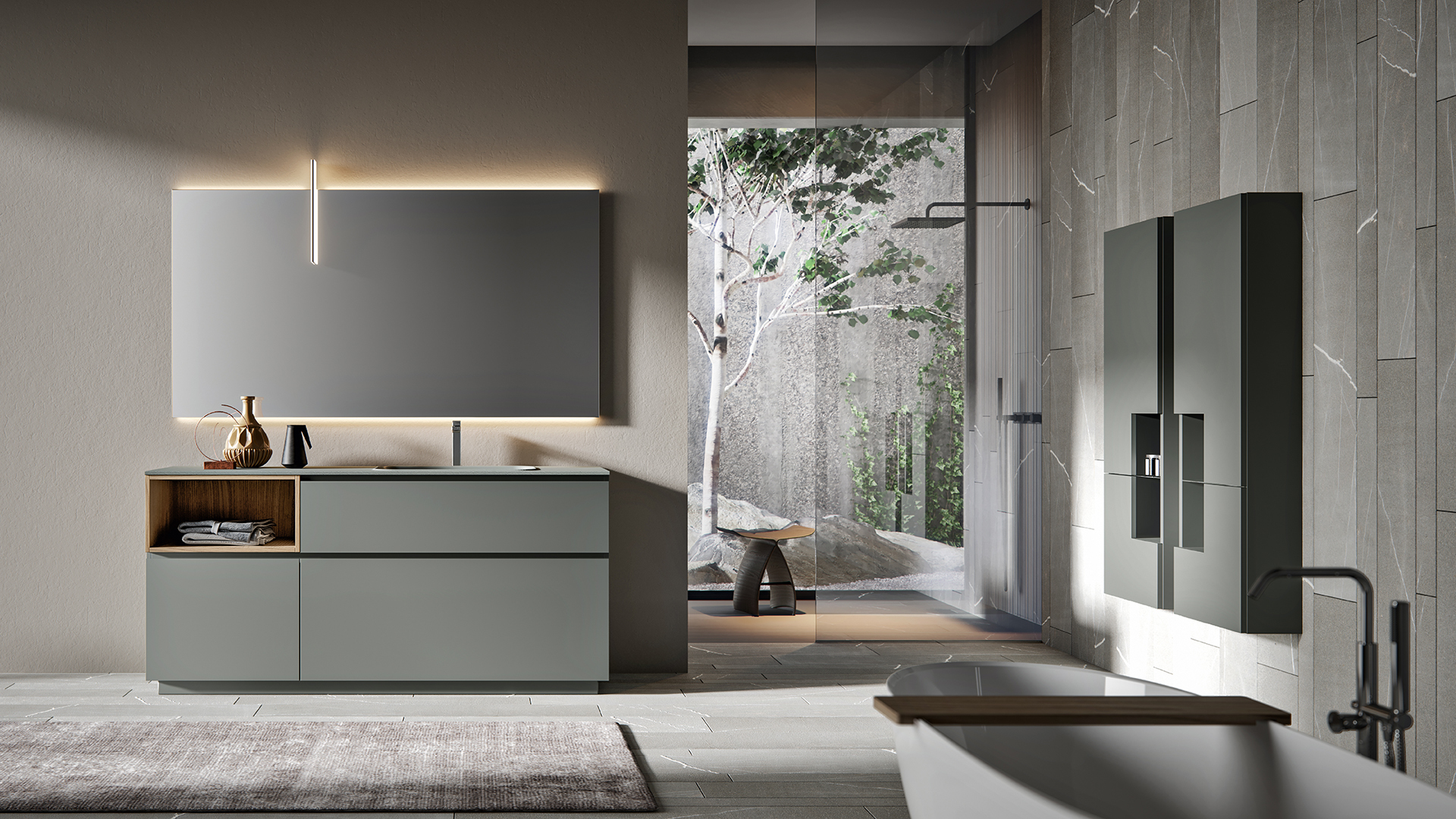 GIUNONE: modern designer bathroom furniture collection | Edoné