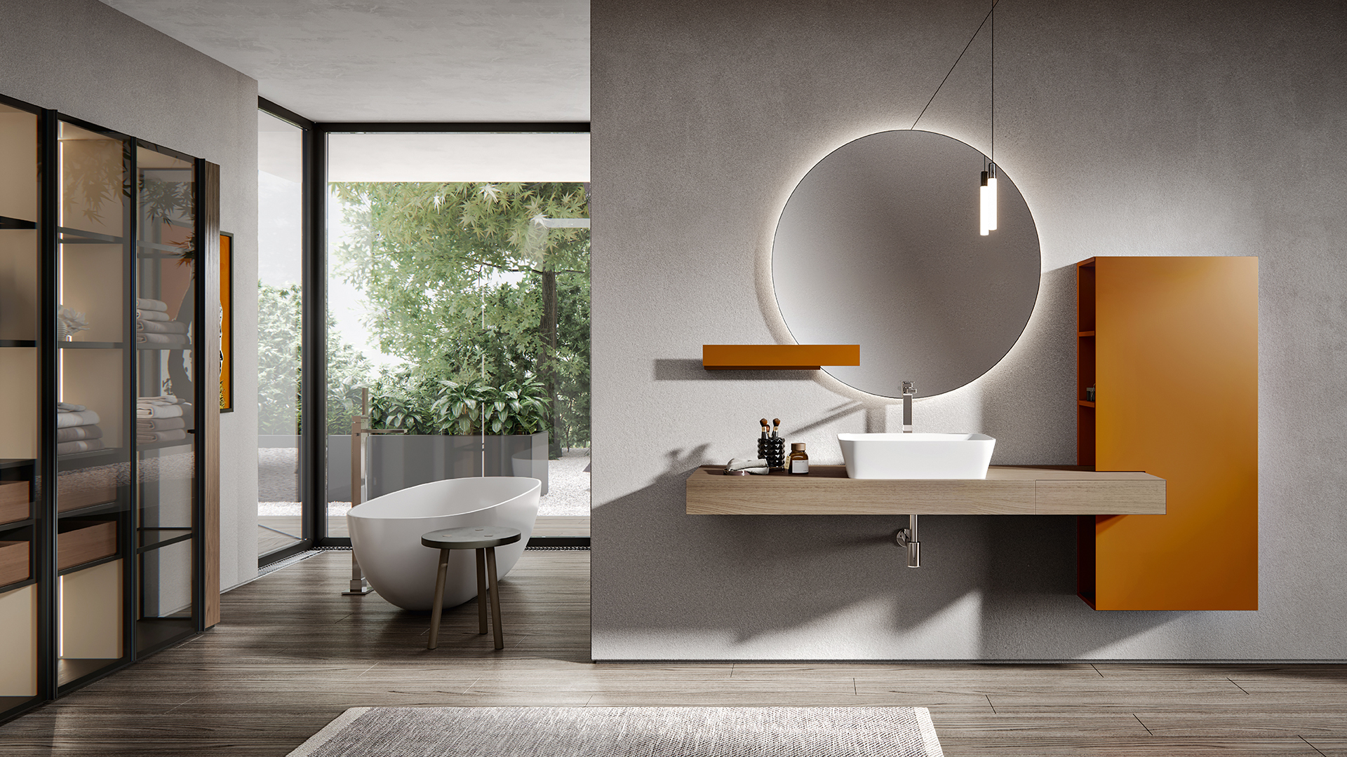 GIUNONE: modern designer bathroom furniture collection | Edoné