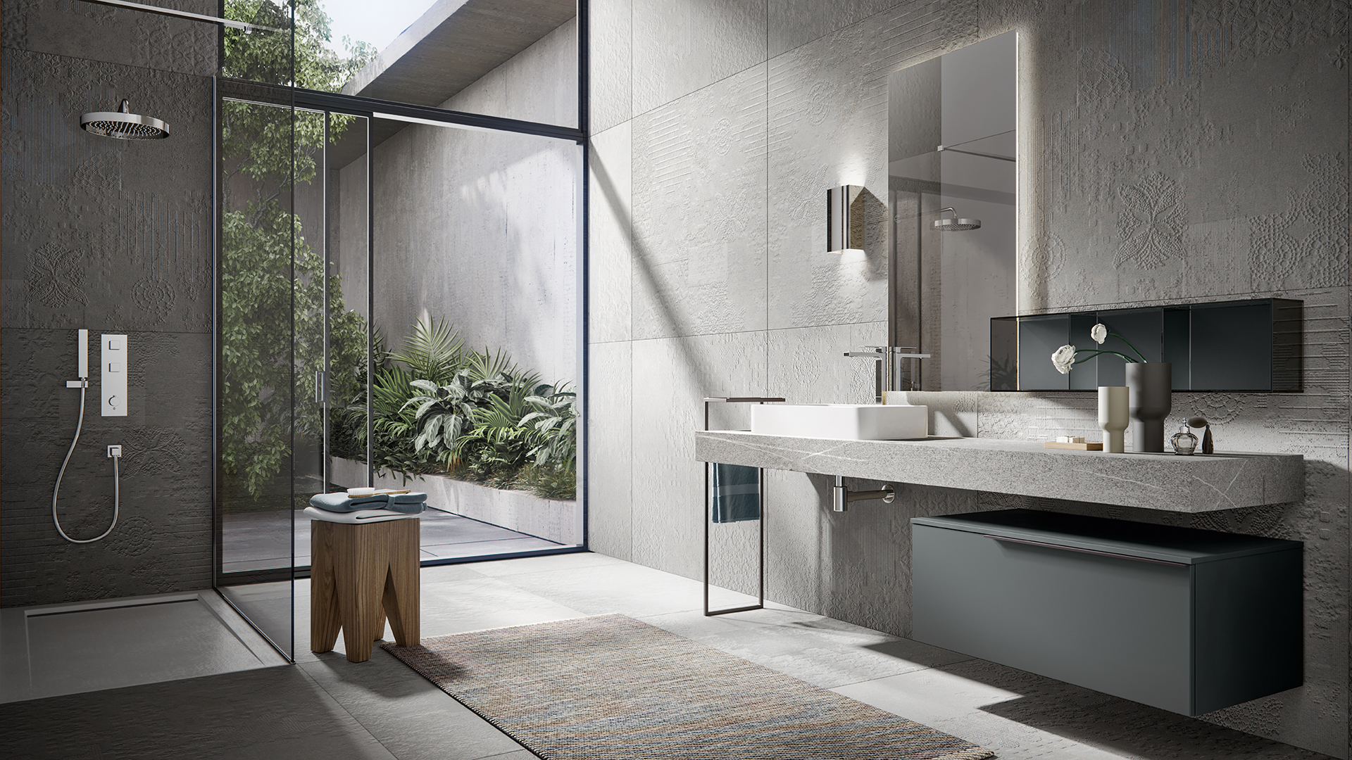 GIUNONE: modern designer bathroom furniture collection | Edoné