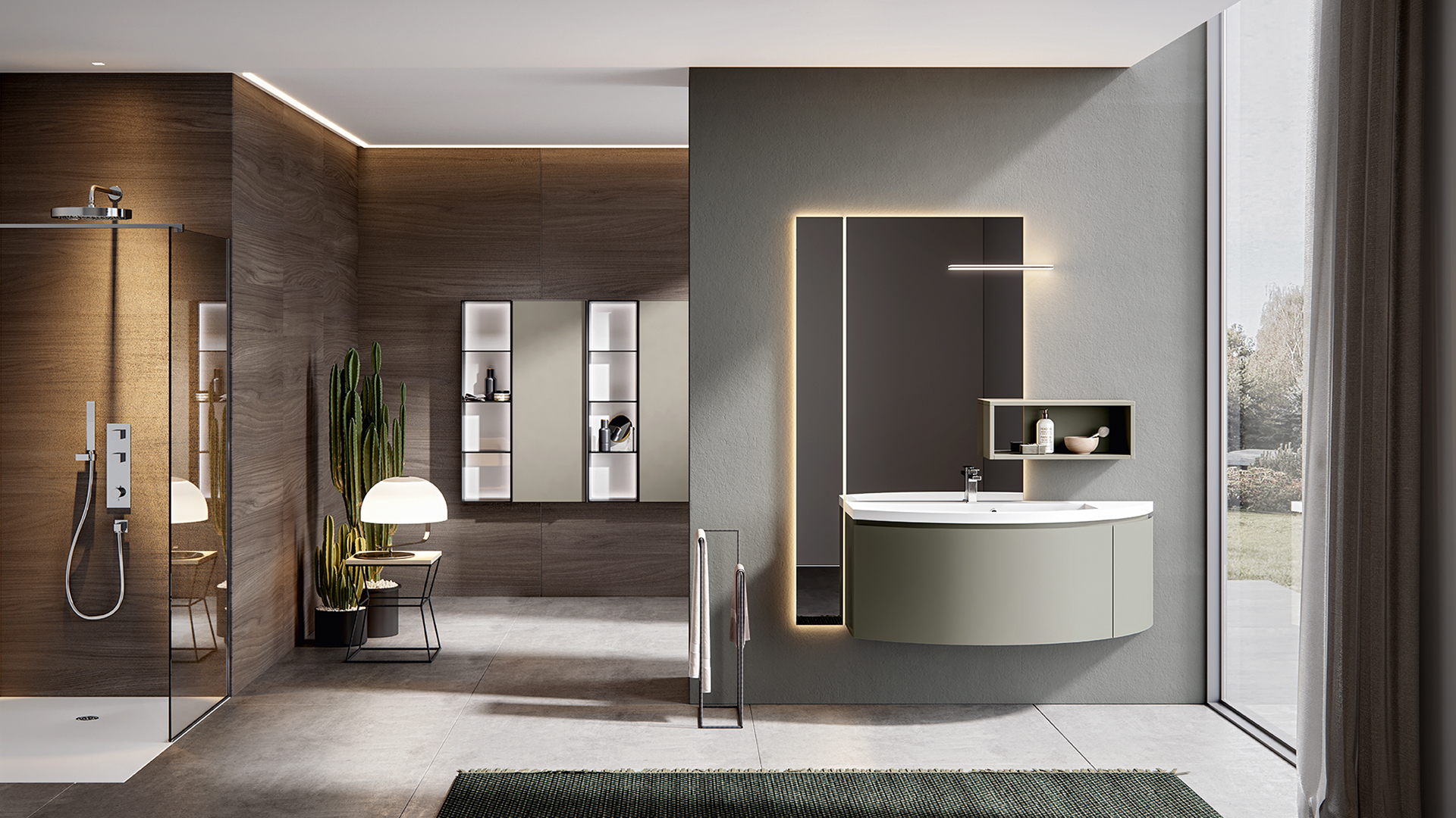 GIUNONE: modern designer bathroom furniture collection | Edoné