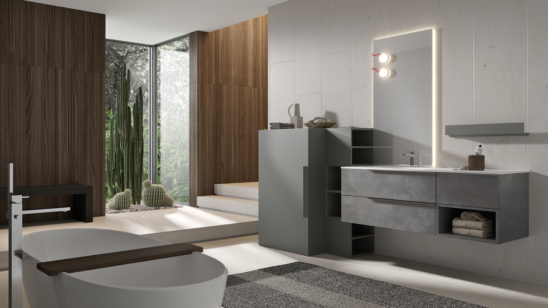 GIUNONE: modern designer bathroom furniture collection | Edoné