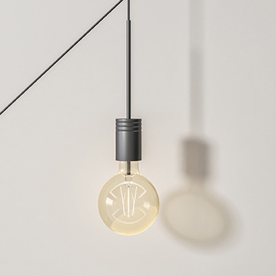 Edison: designer spotlight for bathroom mirror | Edoné